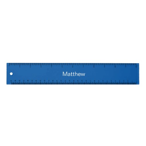 Personalized Blue Ruler | Zazzle