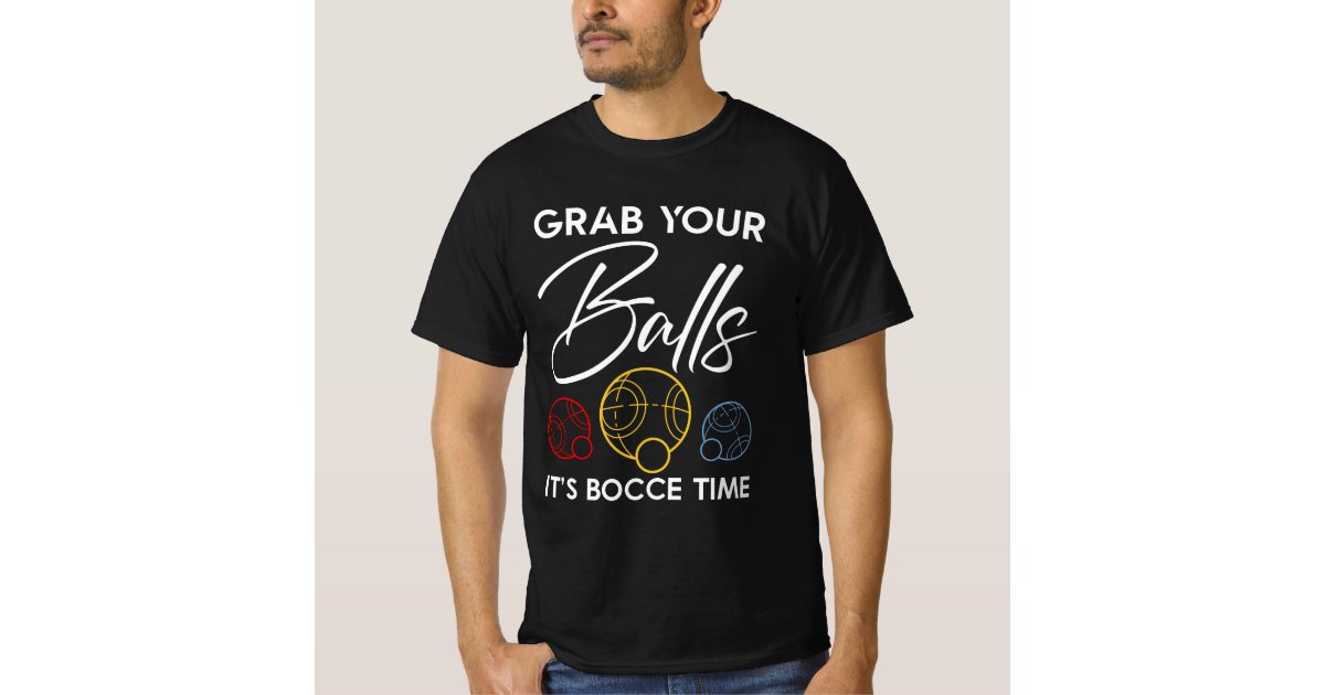 Personalized Bocce Ball Gifts for christmas T-Shirt | Zazzle