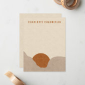 Personalized Boho Note Cards | Zazzle