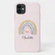 Personalized Boho Watercolor Rainbow Case-Mate iPhone Case | Zazzle