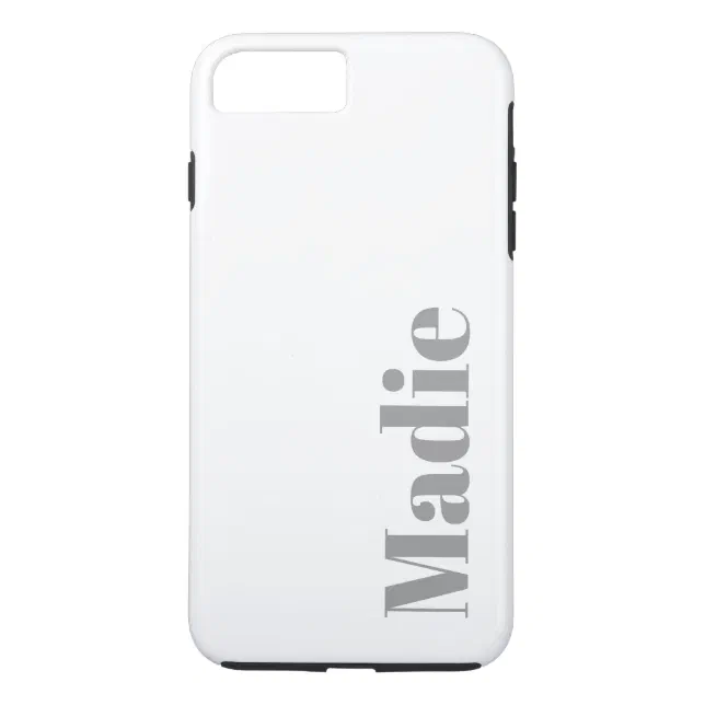 Personalized Bold Name Phone Case | Zazzle