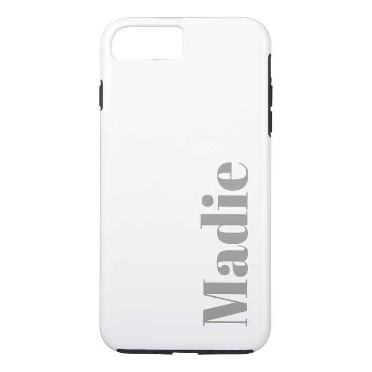 Personalized Bold Name Phone Case | Zazzle