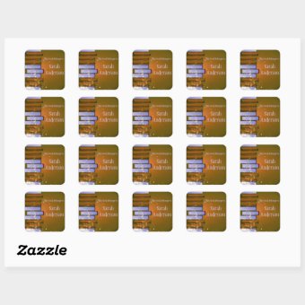 Personalized Bookplate Sticker | Zazzle