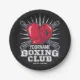 Personalized Boxing Gloves Fighter Champion Boxer Paper Plates | Zazzle