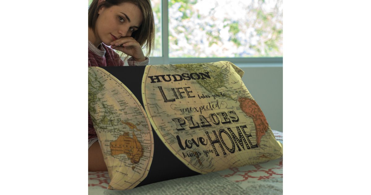 Personalized Boy's Room Inspirational Quote Pillow Case | Zazzle