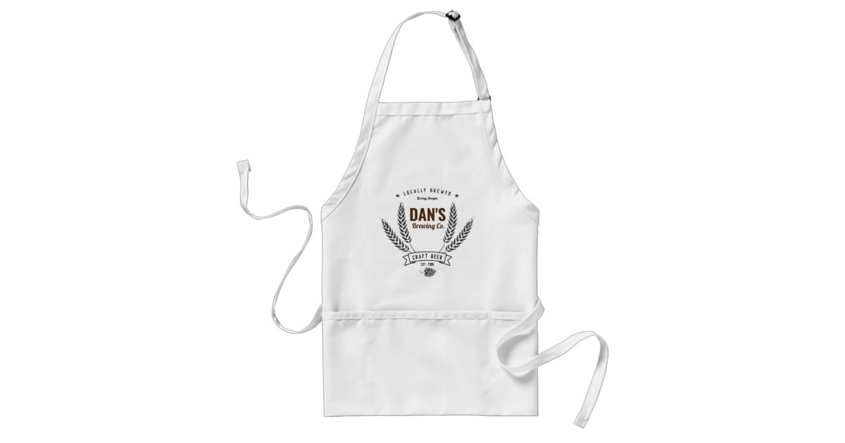Personalized Brewing Company Apron | Zazzle
