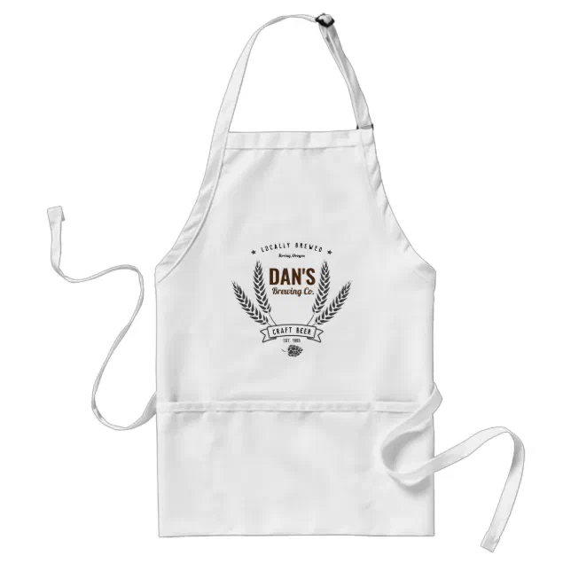 Personalized Brewing Company Apron | Zazzle