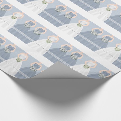 Personalized Bridal Shower Wrapping Paper | Zazzle