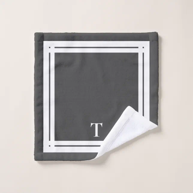 Personalized Bridesmaids Chic Minimalist Spa Bath Towel Set | Zazzle