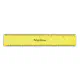 Personalized bright yellow ruler | Zazzle