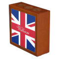Personalized British UK Union Jack Flag Pencil/Pen Holder | Zazzle