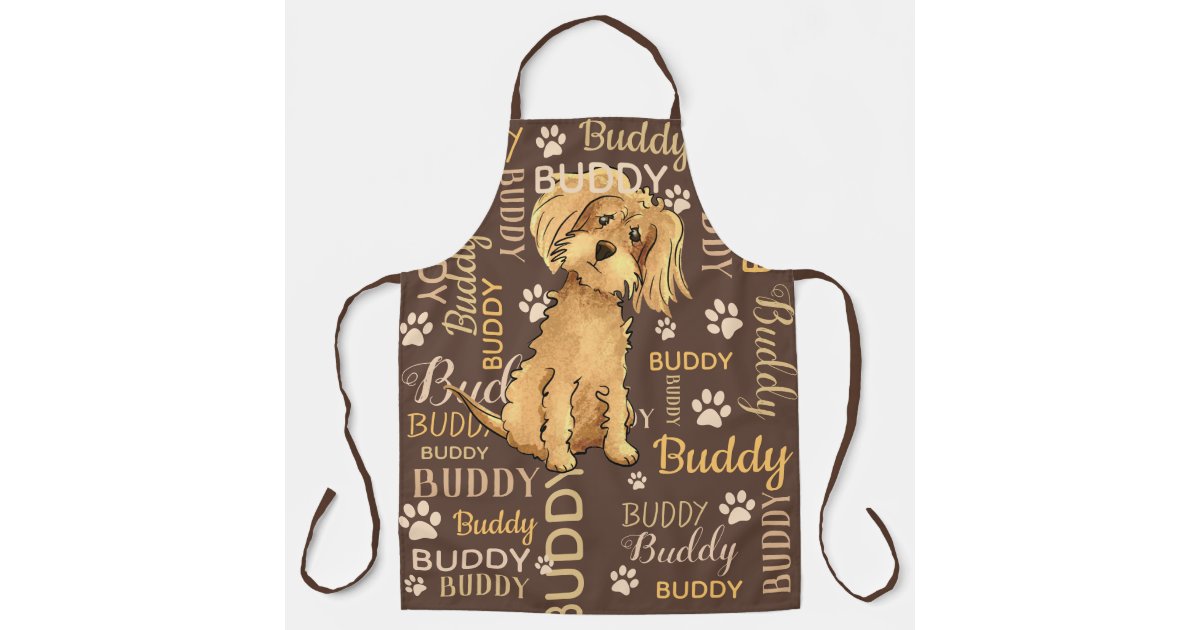 Personalized Brown Dog Apron | Zazzle