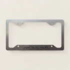 Brushed Aluminum Personalized License Plate Frame | Zazzle.com