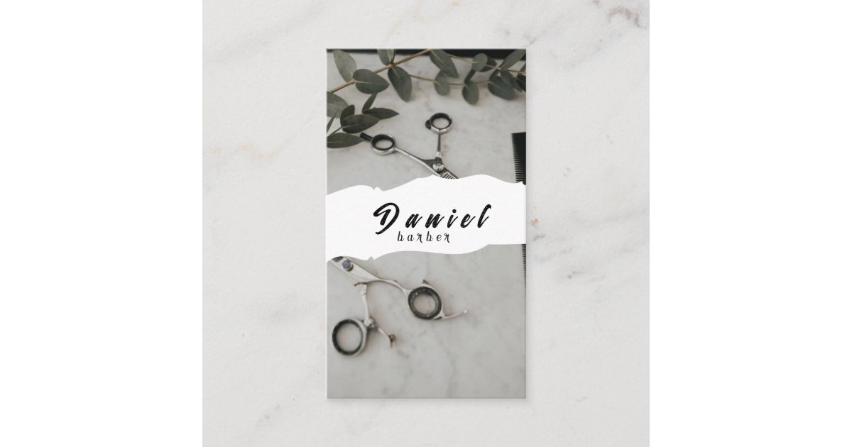 Personalized Business Card for Trendy Haircuts | Zazzle