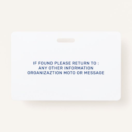 Personalized Business Corporate Pet Dog Photo ID Badge | Zazzle