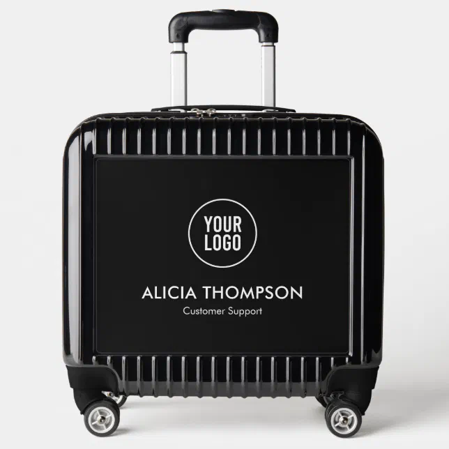 Personalized Business Custom Logo Branded Luggage | Zazzle