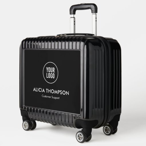 Personalized Business Custom Logo Branded Luggage | Zazzle