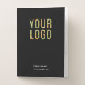 Personalized Business Folders Logo and Card Slot | Zazzle