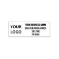 Personalized Business Logo Address Name Stamp | Zazzle