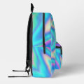 Personalized Business Logo and Text Holographic Printed Backpack | Zazzle