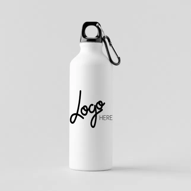 Personalized Business Logo Water Bottle Sticker | Zazzle