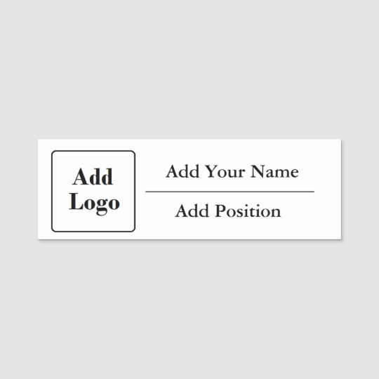 Personalized Business Name Tag | Zazzle.com
