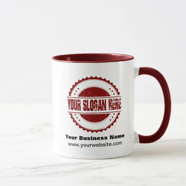 Personalized Business Promotional Logo Mug | Zazzle