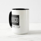Personalized Business Promotional Logo Two-Tone Coffee Mug | Zazzle