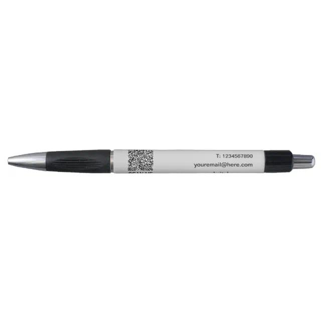 Personalized Business Promotional Pen Your QR Code | Zazzle