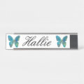Personalized Butterfly Desk Name Plate | Zazzle
