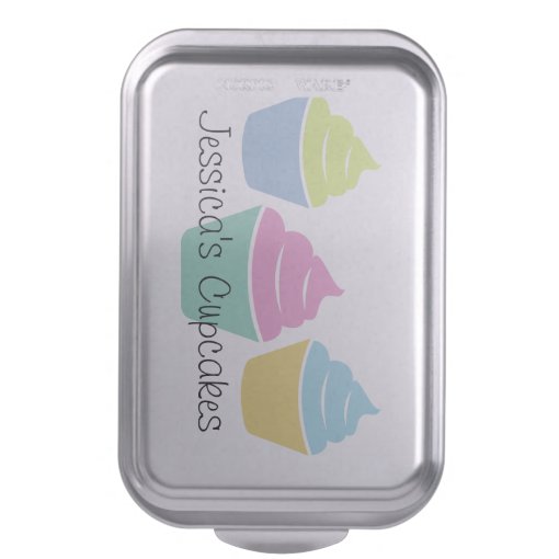 Personalized cake pan for cupcake baking and more | Zazzle