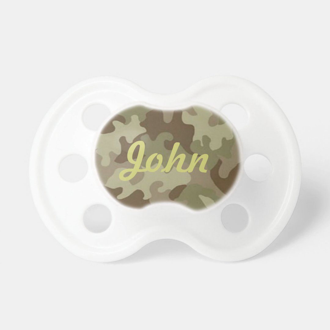 Personalized Camouflage Pacifier | Zazzle