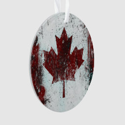 Personalized Canada Maple Leaf Ornament | Zazzle