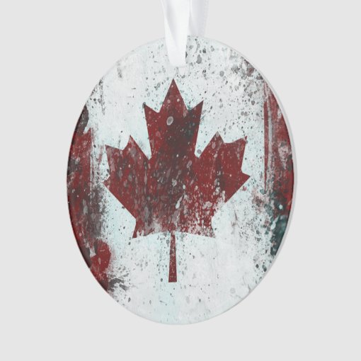 Personalized Canada Maple Leaf Ornament | Zazzle