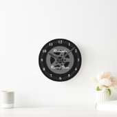 Personalized car wheel tire and rim wall clock | Zazzle