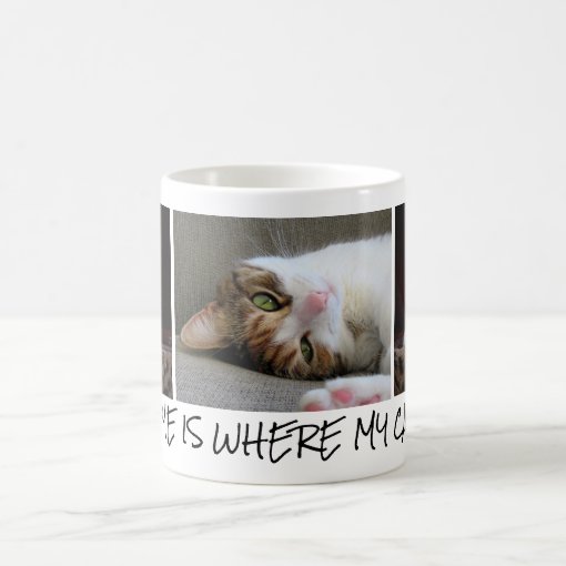 Personalized Cat Photos in Coffee Mug | Zazzle