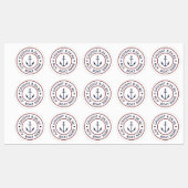 Personalized Catch of the Day Logo Round Labels | Zazzle