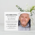 Personalized Celebration of Life Funeral Memorial Invitation | Zazzle