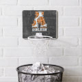 Personalized Chalkboard Basketball Letter A Mini Basketball Hoop | Zazzle