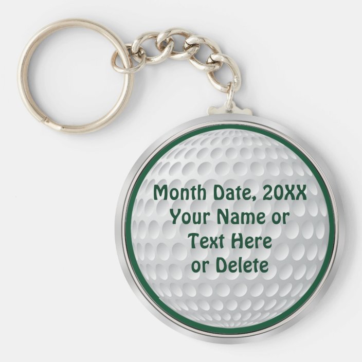 Personalized Cheap Golf Gifts Keychain | Zazzle.com