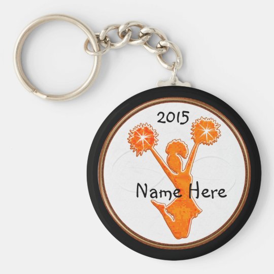 Personalized Cheer Keychains with NAME and YEAR | Zazzle.com