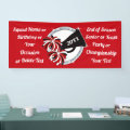Personalized Cheerleading Banners with Your Text | Zazzle
