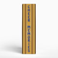 Personalized Cheerleading Binder, Blue and Gold 3 Ring Binder | Zazzle