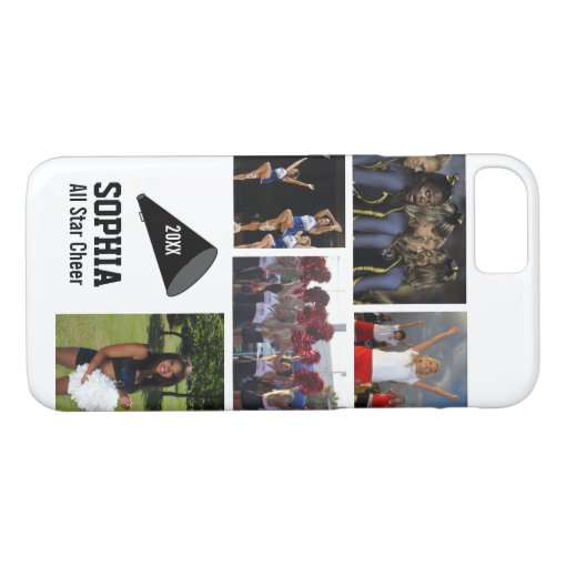 Personalized Cheerleading Photo Collage Name Team Case-Mate iPhone Case ...