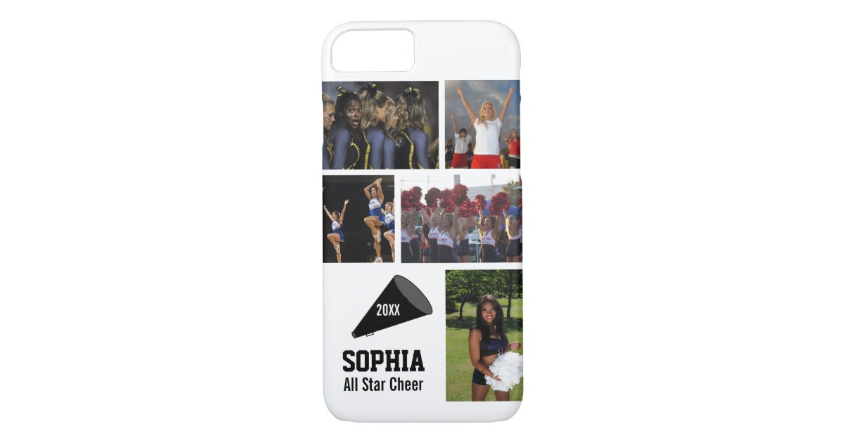 Personalized Cheerleading Photo Collage Name Team Case-Mate iPhone Case ...