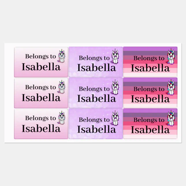 Personalized Children's Labels | Zazzle