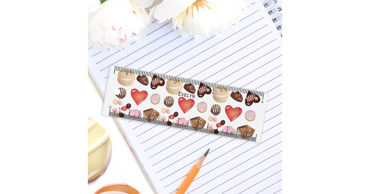 Personalized Chocolate Candy Ruler | Zazzle