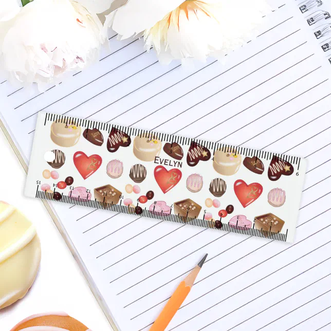 Personalized Chocolate Candy Ruler | Zazzle
