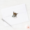 Personalized Chocolate Labrador Cartoon Stickers | Zazzle