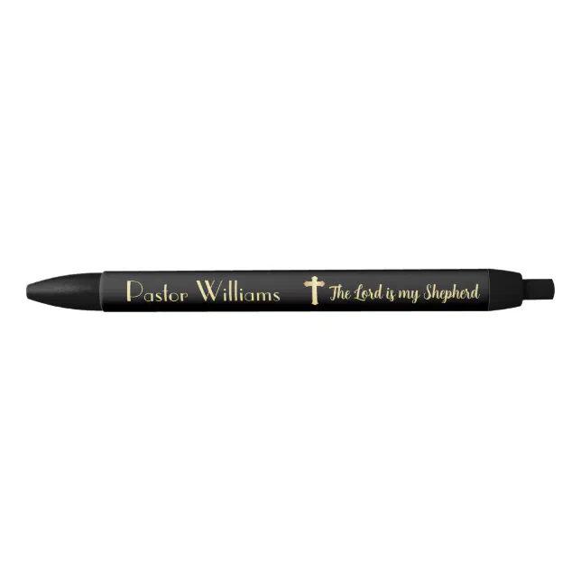 Personalized Christian Ink Pen with Bible Verse | Zazzle